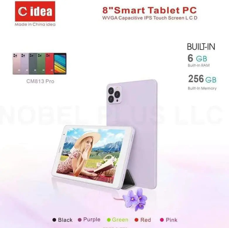 Tablette Cidea 8" CM813 PRO 256GB STOCKAGE ET 6GB RAM + ECOUTEUR BLUET ...